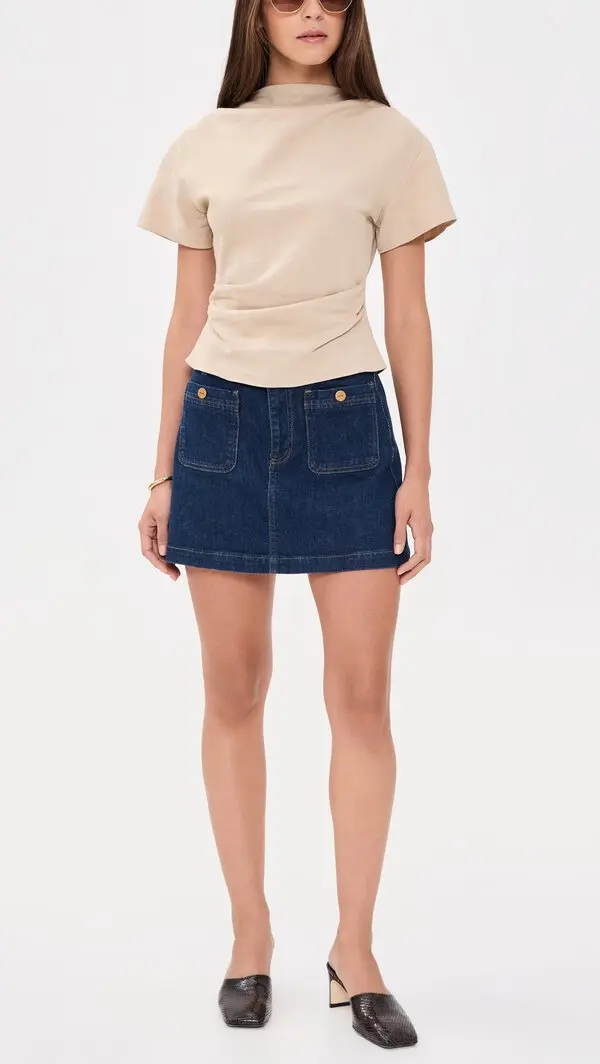 Paige Janelle Denim Skirt