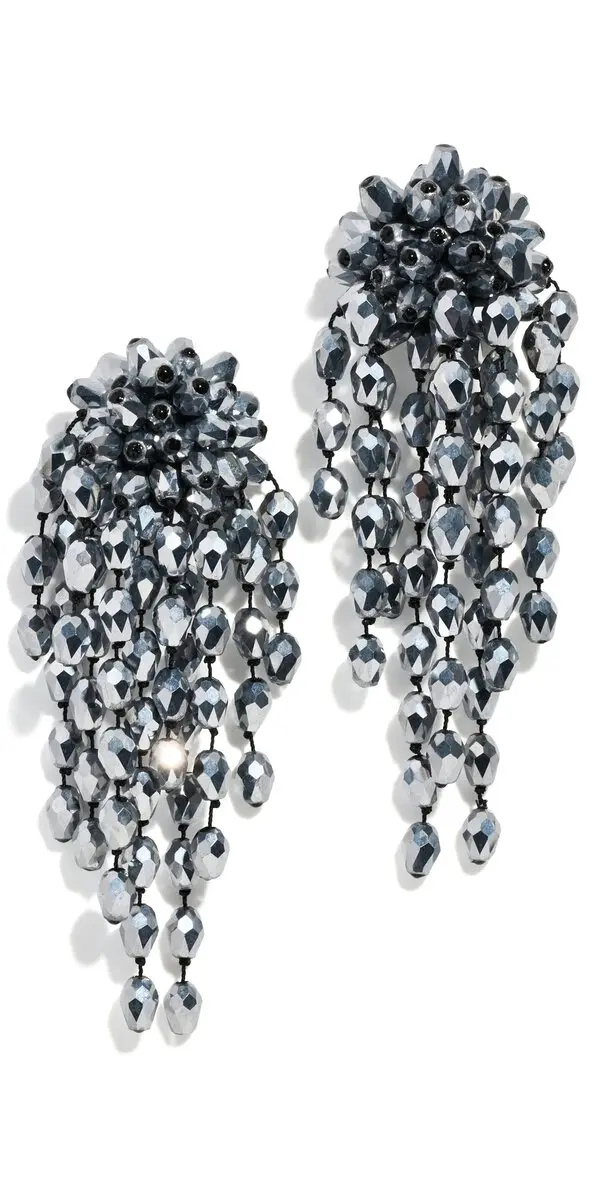 Isabel Marant Étoile Clip On Earrings - Anthracite/silver