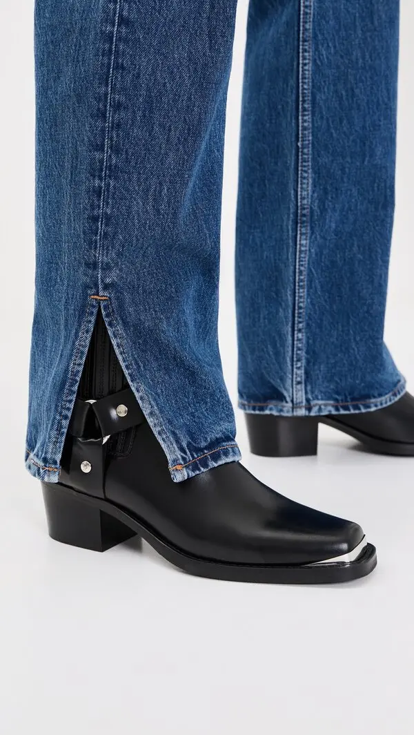 ANINE BING Mid Biker Boots