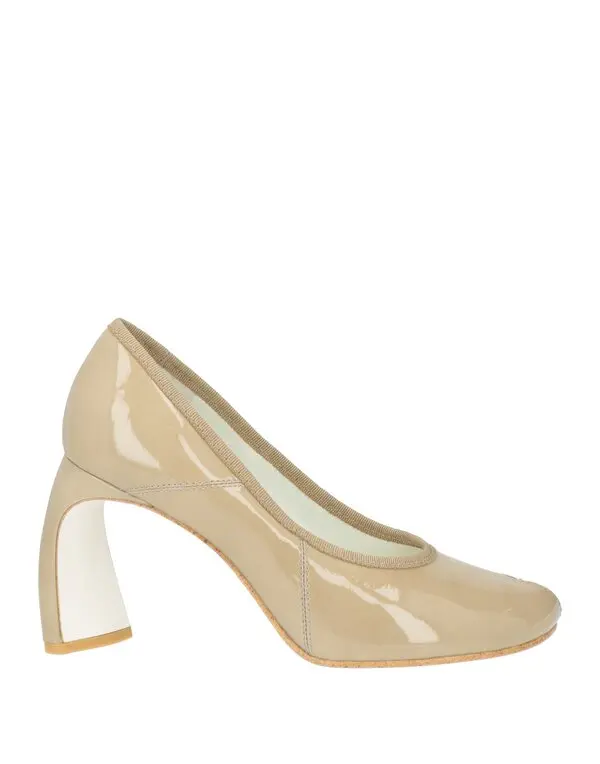 Tory Burch Pumps Khaki Size Leather