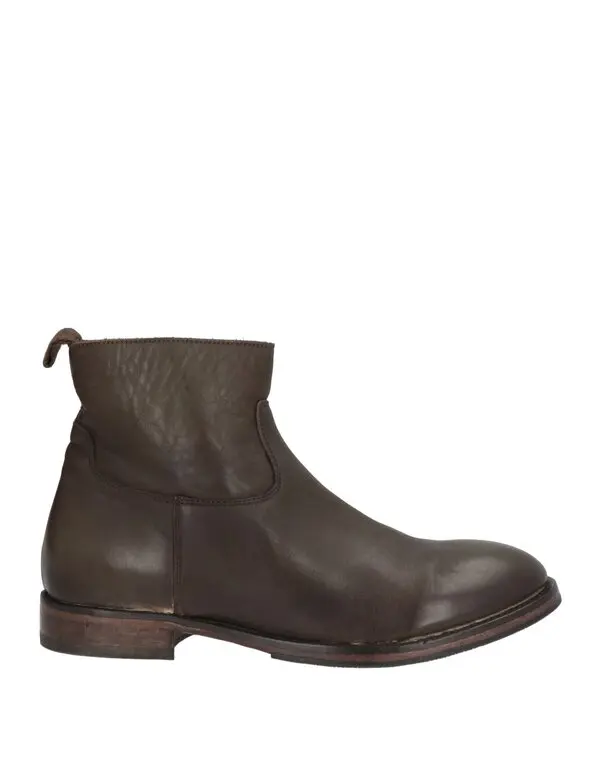 Moma Calfskin Ankle Boots - Green