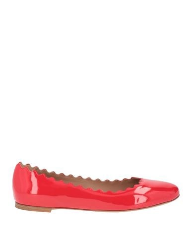 Chloé Ballet Flats Antique Rose Size Leather - Red
