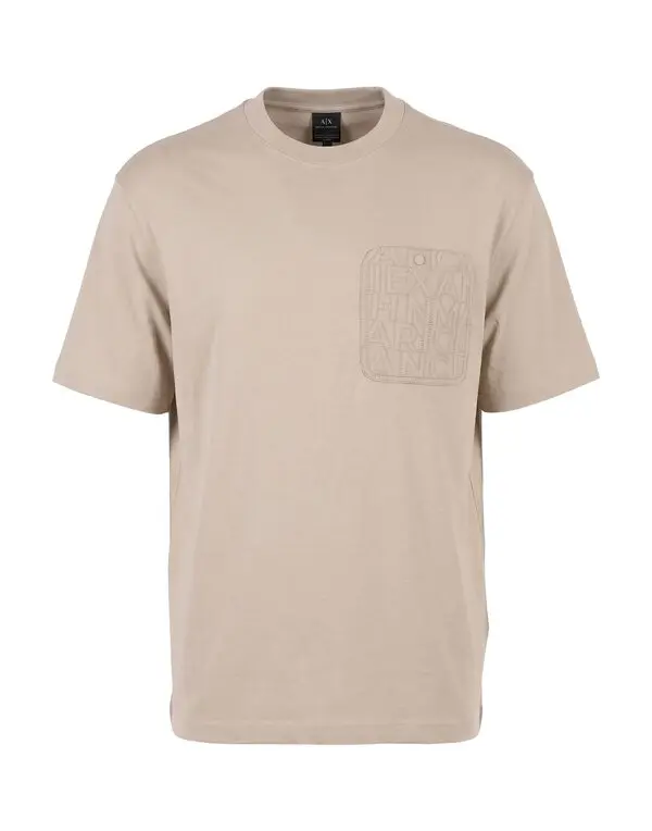 Armani Exchange T-shirt Size Cotton - Beige
