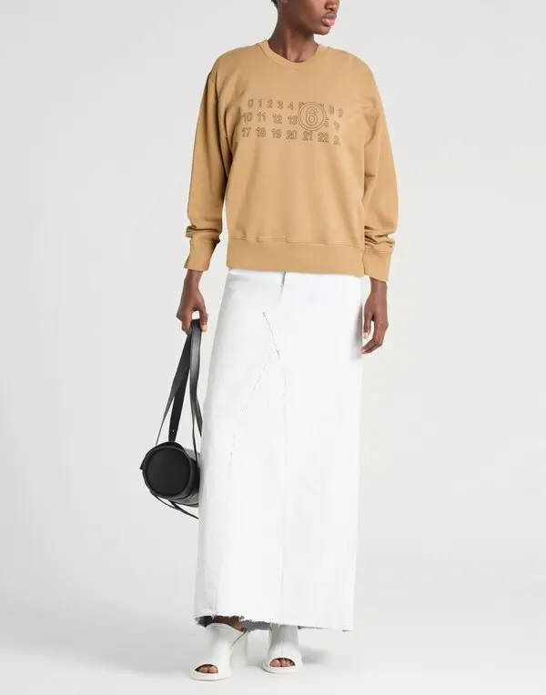 MAISON MARGIELA Sweatshirt Camel Size Cotton