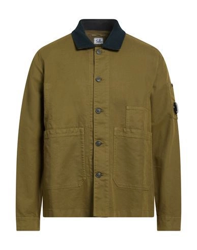 C.P. COMPANY C. P. Company Jacket Military Size Cotton, Polyamide, Elastane - Green