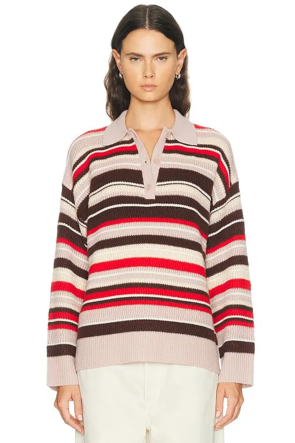 Sablyn Billie Relaxed Collared Sweater