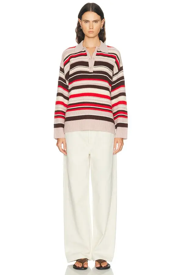 Sablyn Billie Relaxed Collared Sweater