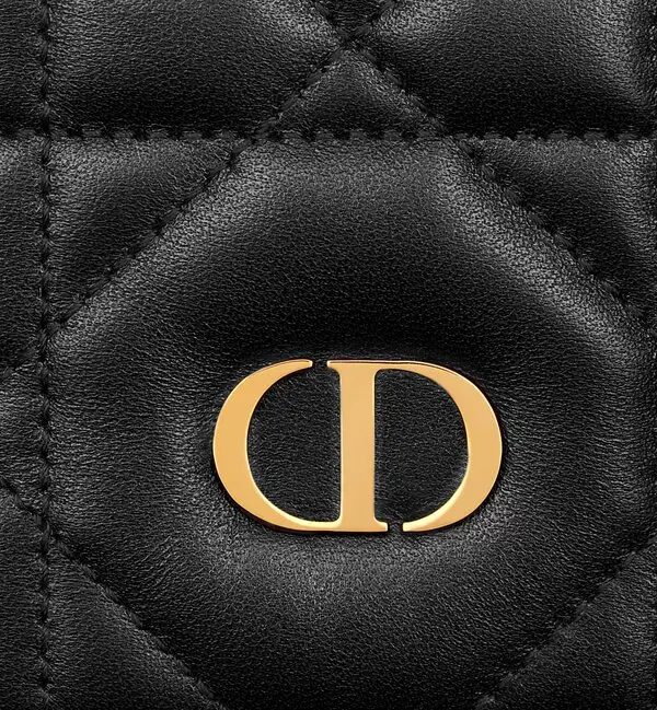 Dior Miss Caro Passport Holder - Black