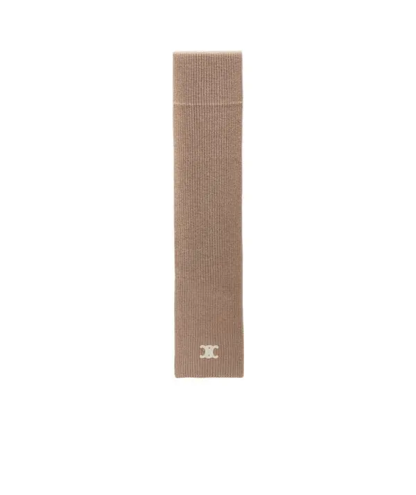 Celine Triomphe Scarf In Seamless Cashmere