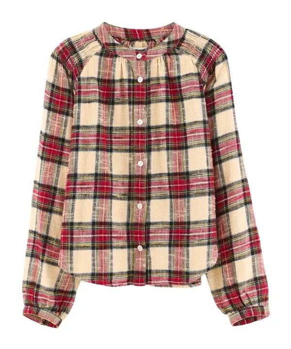 BELLEROSE Plaid Button-up Shirt