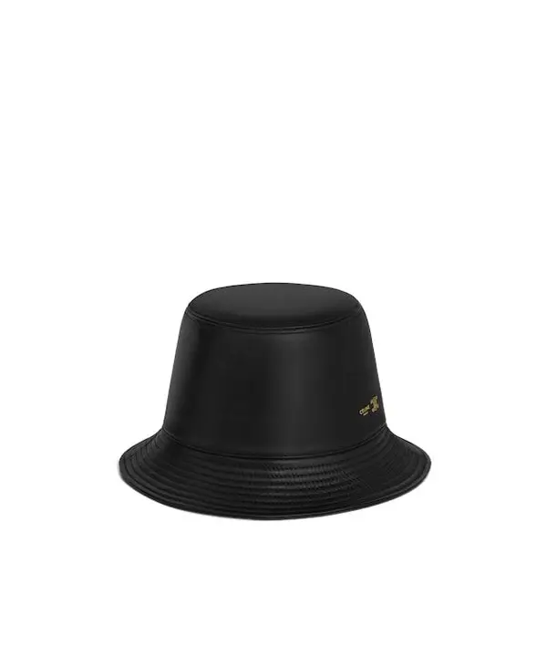 Celine Bucket Hat In Soft Lambskin