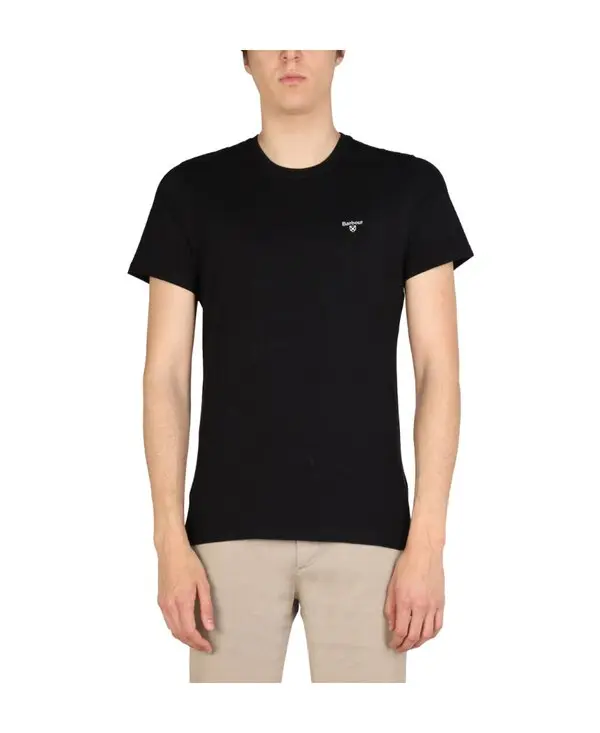 Barbour Logo Embroidered T-shirt