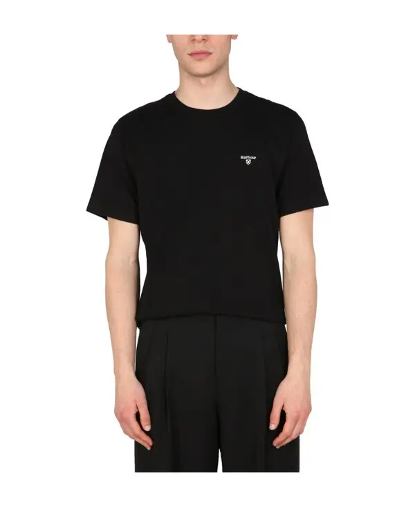Barbour Logo Embroidered T-shirt
