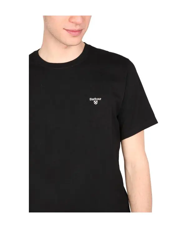 Barbour Logo Embroidered T-shirt