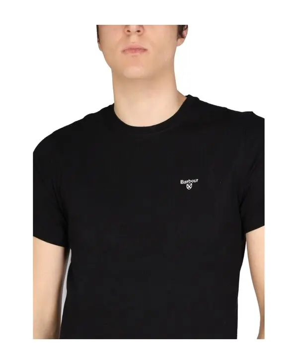 Barbour Logo Embroidered T-shirt