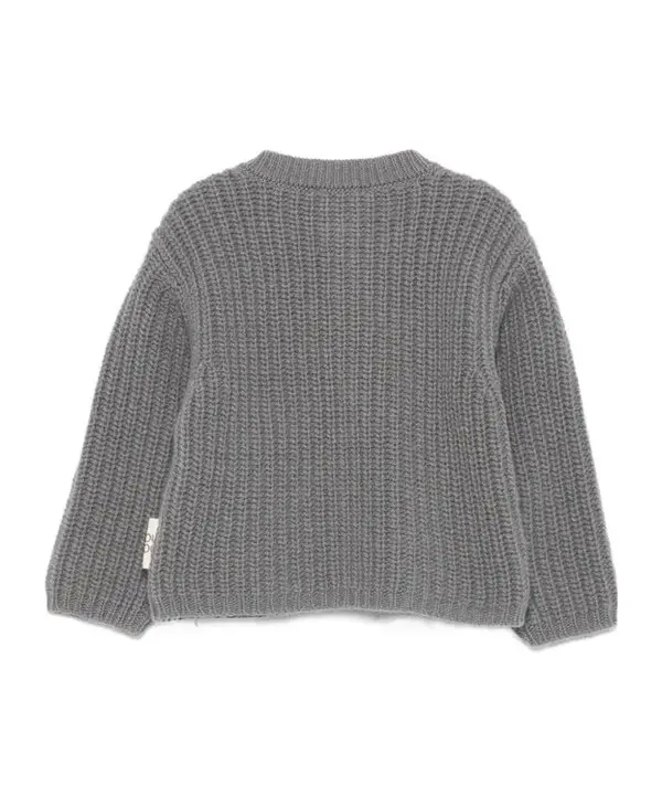 DOUUOD Chunky-knit Buttoned Cardigan