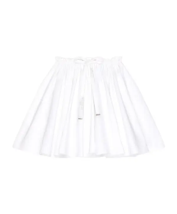 Givenchy Mini Pleated Skirt In Poplin