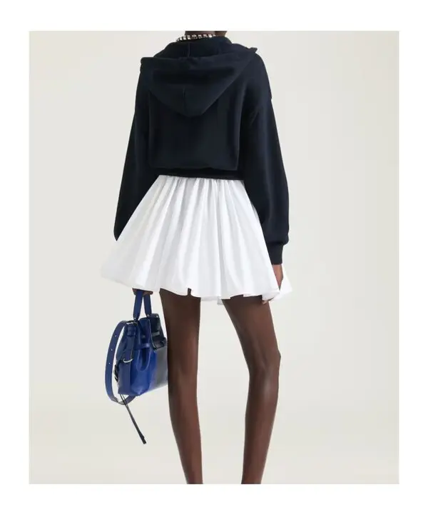Givenchy Mini Pleated Skirt In Poplin