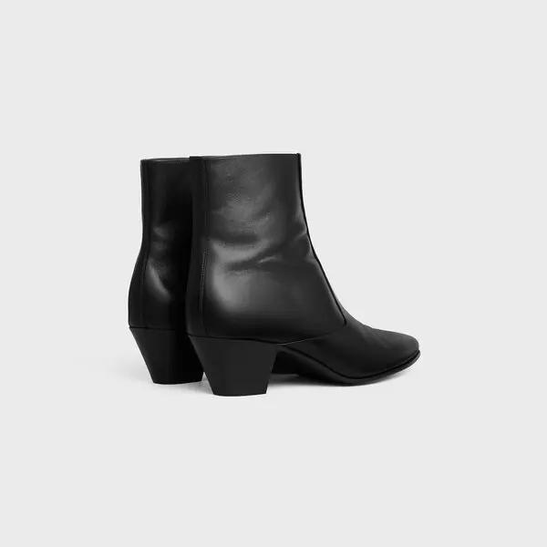 Celine Hector Zipped Boot In Calfskin