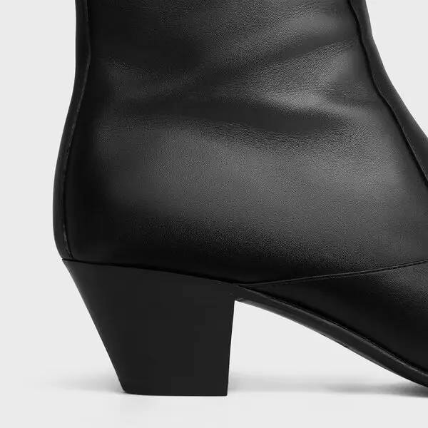 Celine Hector Zipped Boot In Calfskin