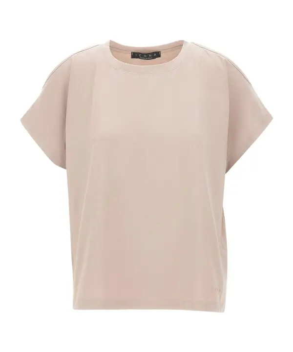 KAOS Icona Cut-out Shoulder T-shirt