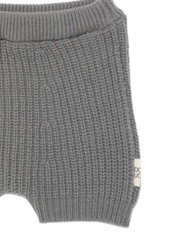 DOUUOD Cable-knit Trousers