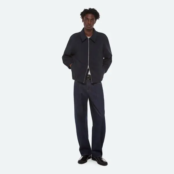 Helmut Lang Terry Zip Jacket - Navy