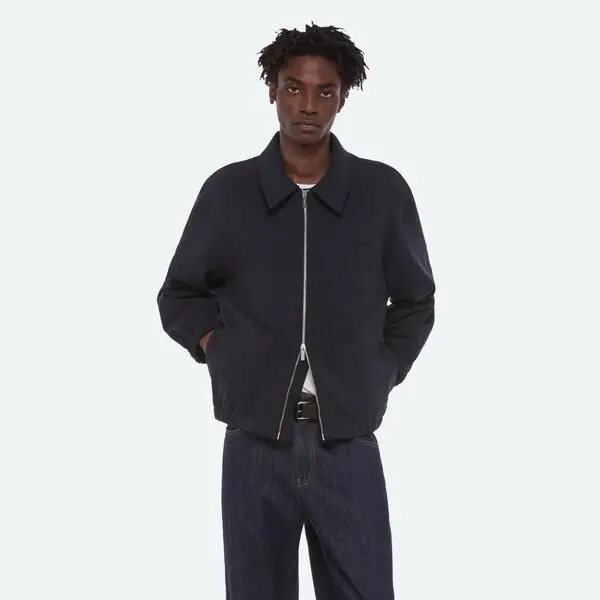 Helmut Lang Terry Zip Jacket - Navy