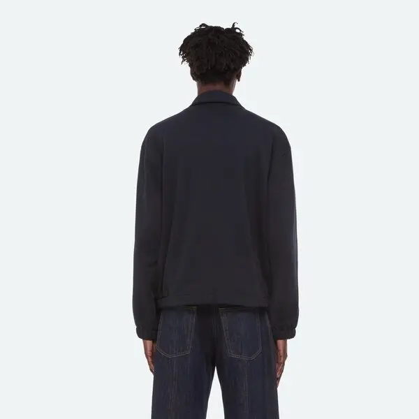 Helmut Lang Terry Zip Jacket - Navy