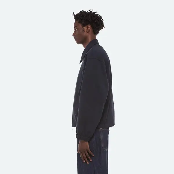 Helmut Lang Terry Zip Jacket - Navy