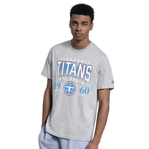 STARTER Gray Tennessee Titans Two-pack Logo T-shirt Set