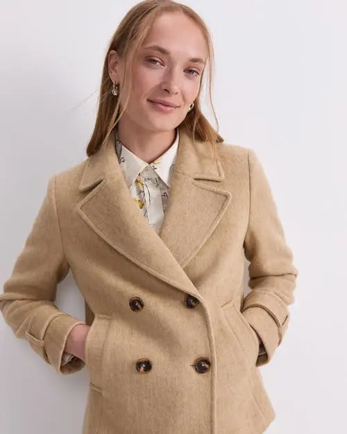 SPORTSCRAFT Wool-blend Pea Coat