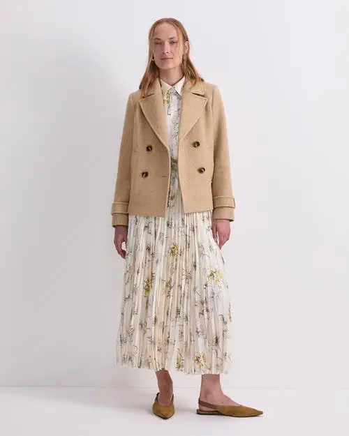SPORTSCRAFT Wool-blend Pea Coat