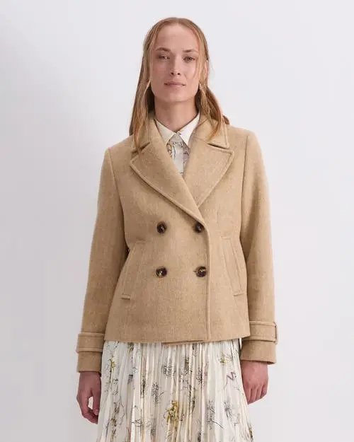 SPORTSCRAFT Wool-blend Pea Coat