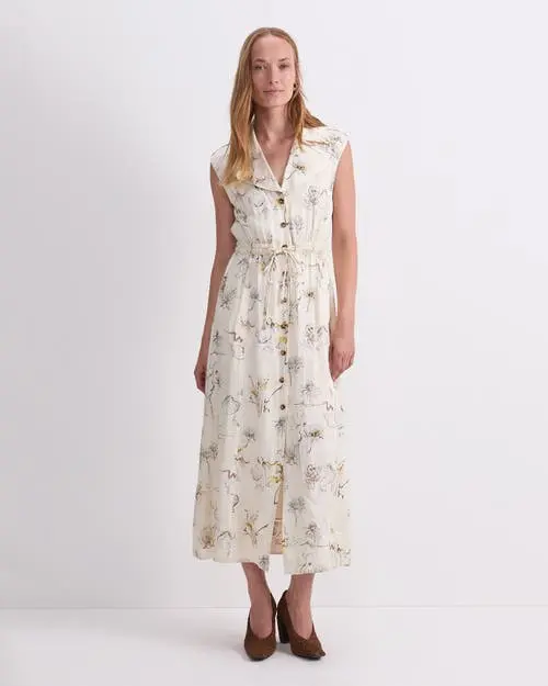 SPORTSCRAFT Yara Sleeveless Collared Maxi Dress