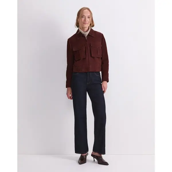 SPORTSCRAFT Lolita Suede Cropped Jacket