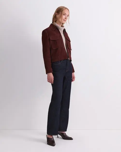 SPORTSCRAFT Lolita Suede Cropped Jacket