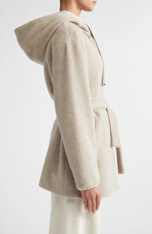 Herno Alpaca Blend Beaver Effect Coat