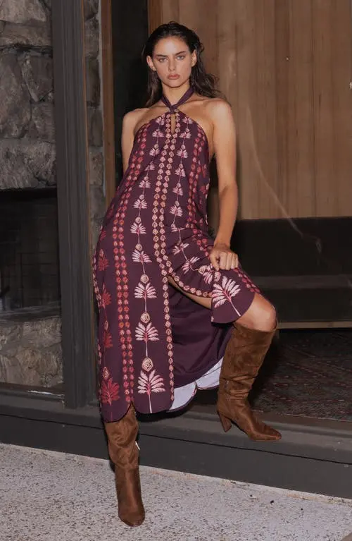 CIEBON Eika Maxi Halter Dress