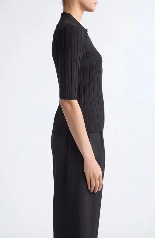 NACKIYE Sugarman Virgin Wool Rib Polo