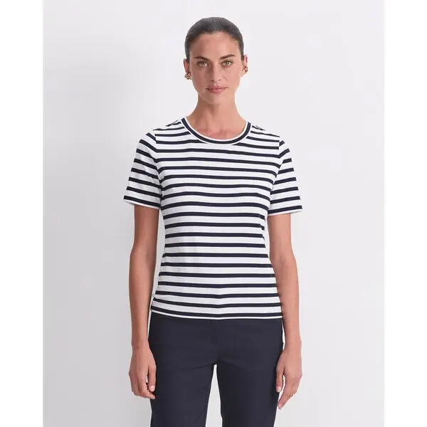 SPORTSCRAFT Striped Crew Neck T-shirt