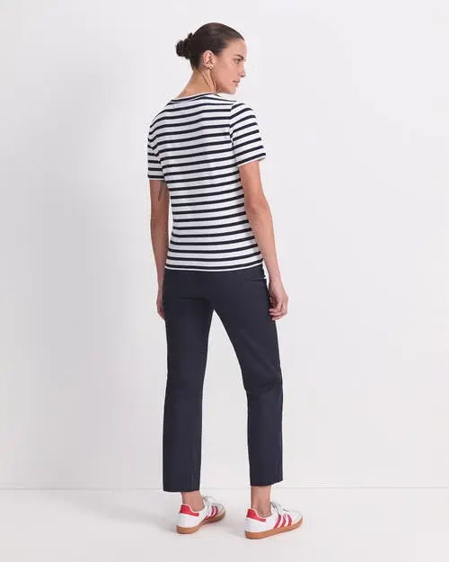 SPORTSCRAFT Striped Crew Neck T-shirt