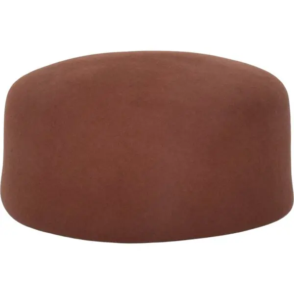 GIGI BURRIS MILLINERY Lauren Wool Felt Pillbox Hat - Clay