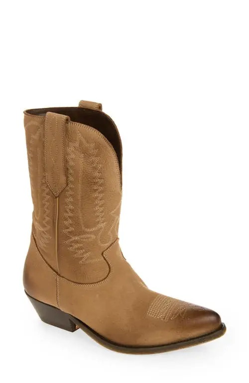 GOLDEN GOOSE Wish Star Embroidered Western Boot