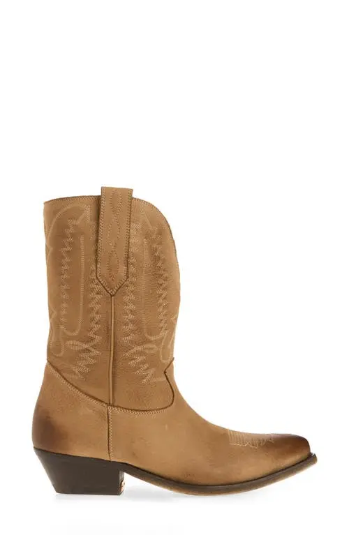 GOLDEN GOOSE Wish Star Embroidered Western Boot