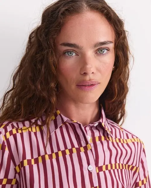 SPORTSCRAFT Rani Cotton Silk Printed Shirt