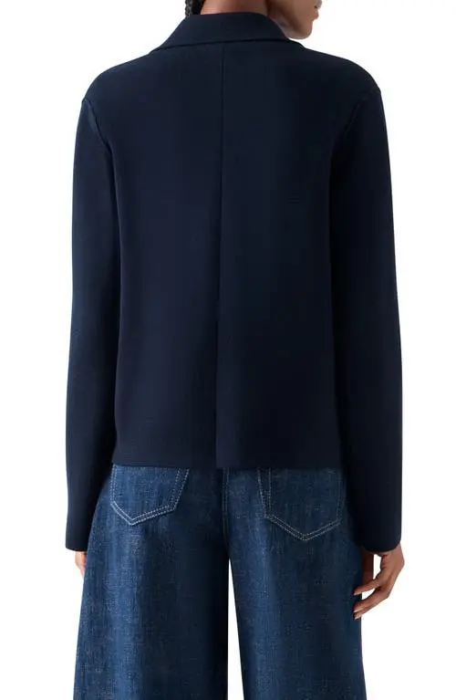 Akris Milano Knit Double Breasted Jacket