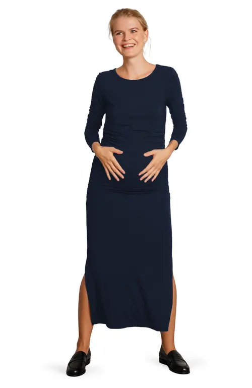 NOM MATERNITY Curve Dress - Dark Navy