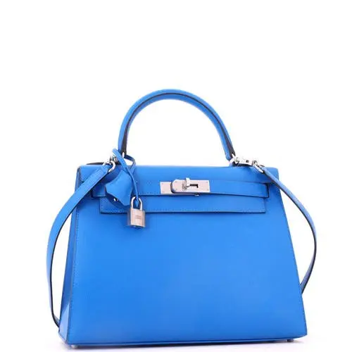 Hermès Kelly Handbag Epsom With Palladium Hardware 28