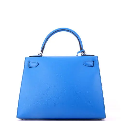 Hermès Kelly Handbag Epsom With Palladium Hardware 28